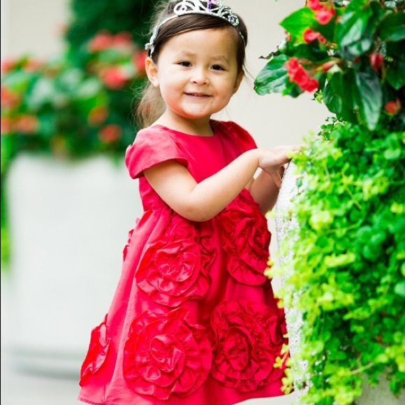 Halabaloo | Dresses | Red Halabaloo Little Girl Formal Dress | Poshmark